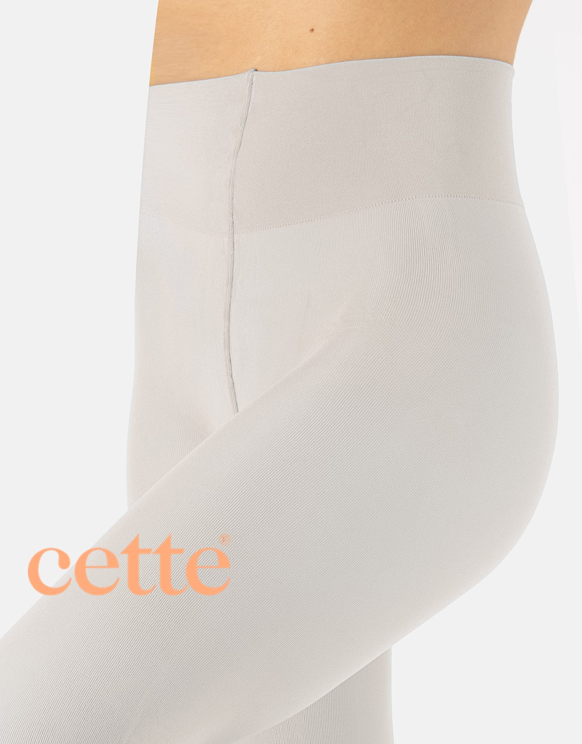 Cette ECO 70 Denier Dublin Tights Off White (XL to 4XL) – Starts With Legs